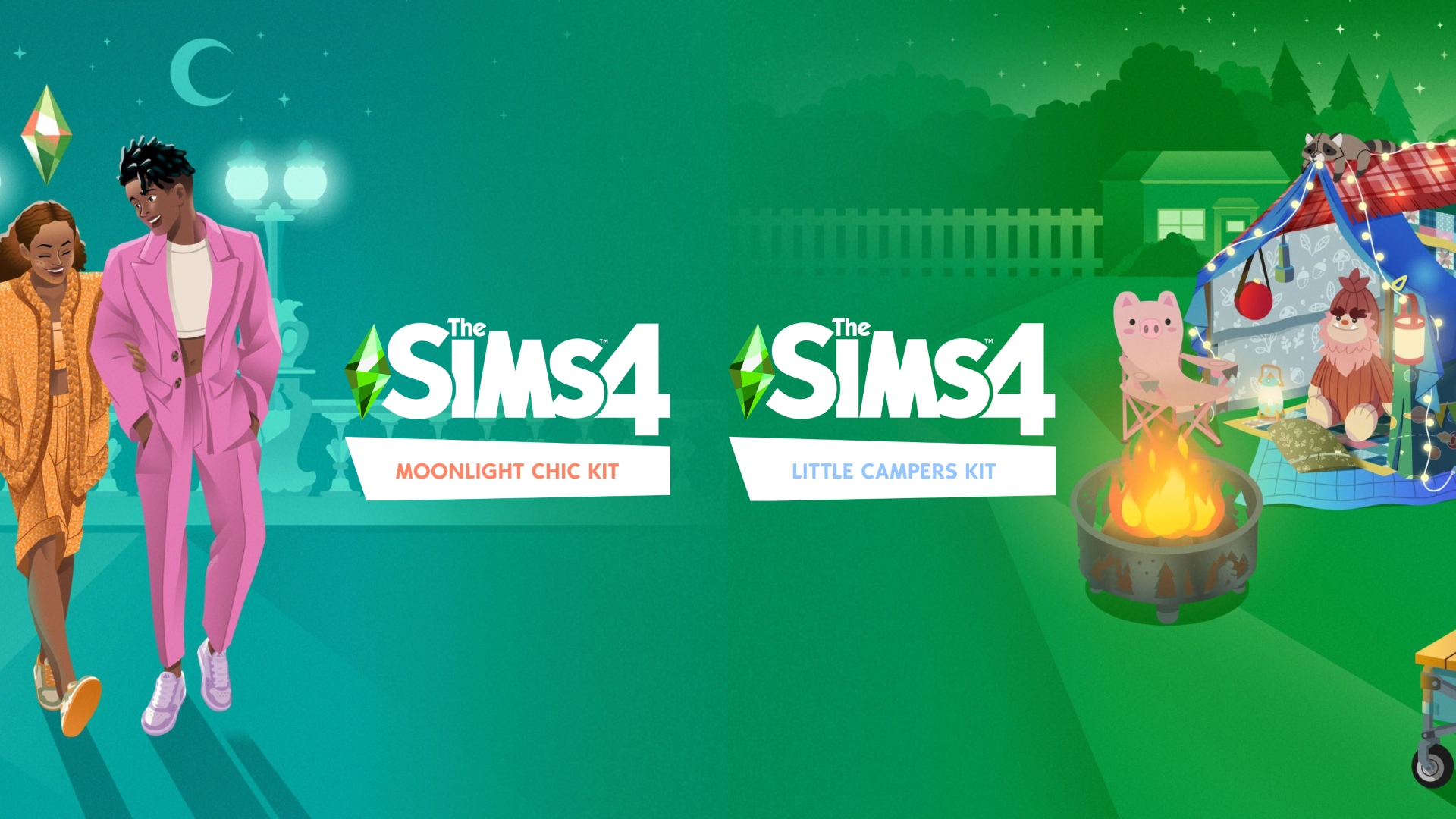 Lo que viene en Los Sims 4: Kits Noches Chic y Minicampistas - Arata