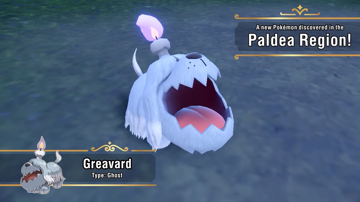 Greavard: nuevo pokémon en Paldea. - Arata