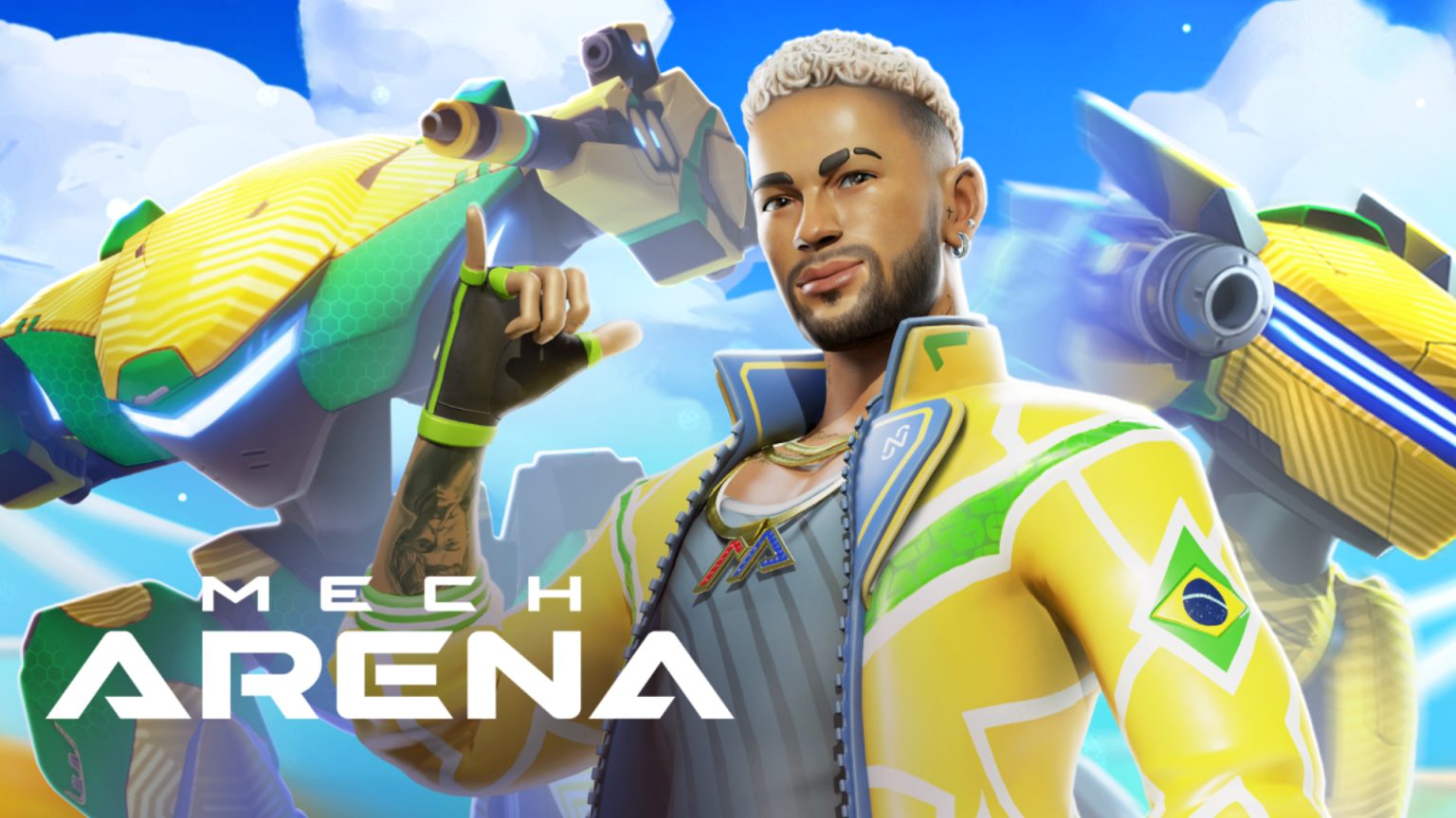 Súbete al mecha, Neymar – Mech Arena - Arata