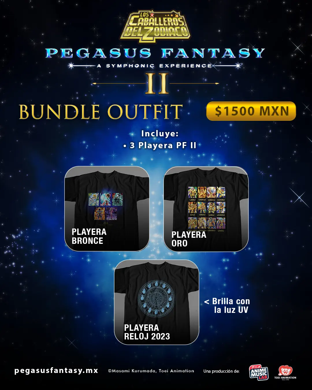 Esta es la merch oficial de Pegasus Fantasy II
