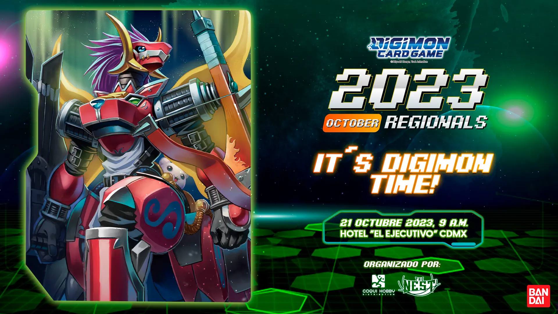 El Digimon Card Game Regionals 2023 inicia mañana