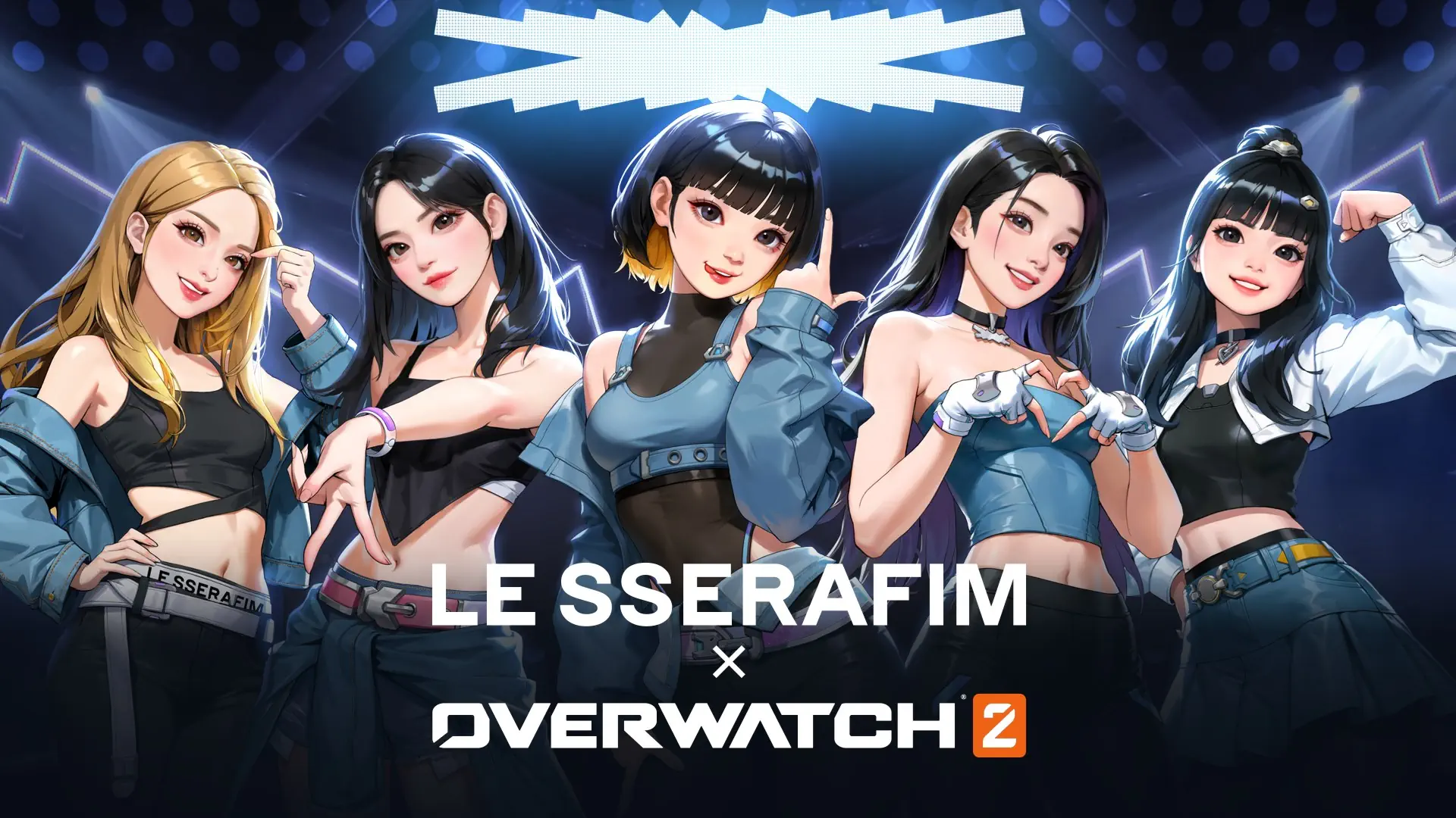 La colaboración de LE SSERAFIM x Overwatch 2 ha dado inicio