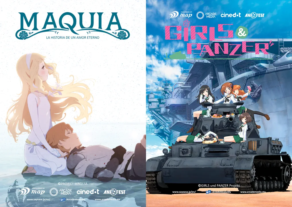 Mira los boletos especiales de CineDot para Maquia y Girls & Panzer