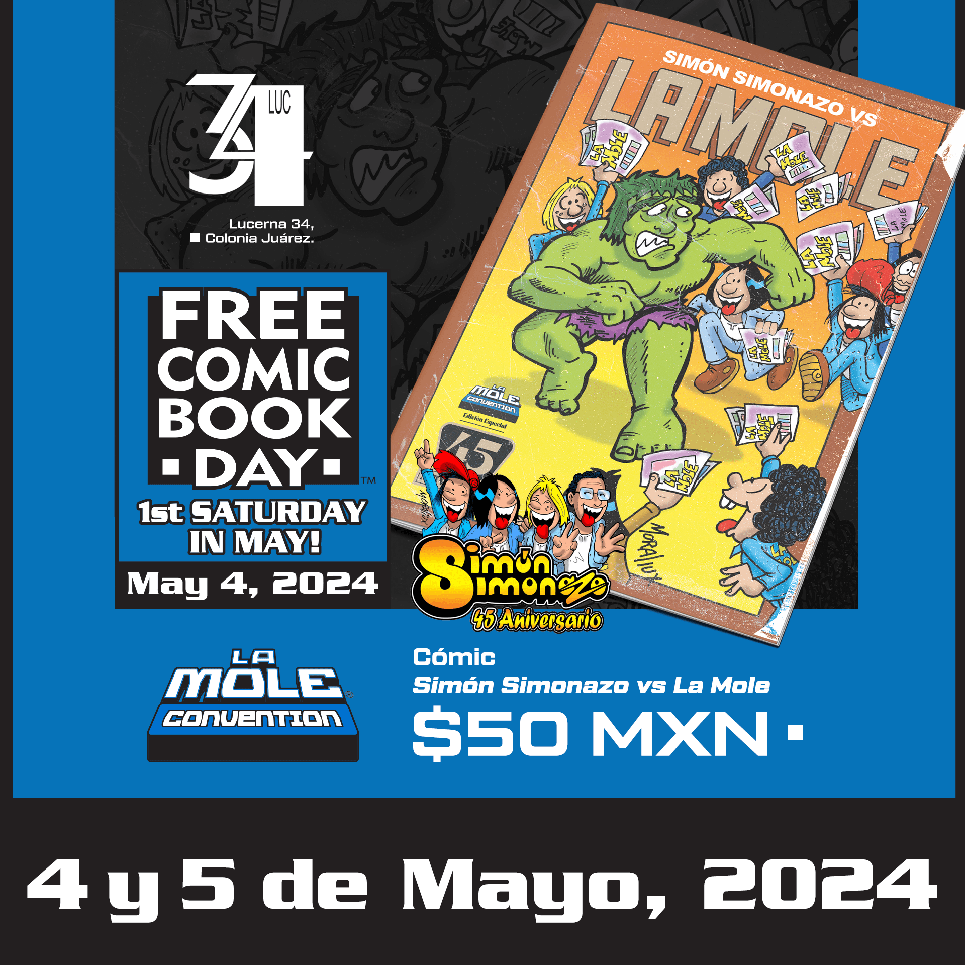 El Free Comic Book Day se vive mejor con La Mole - Arata