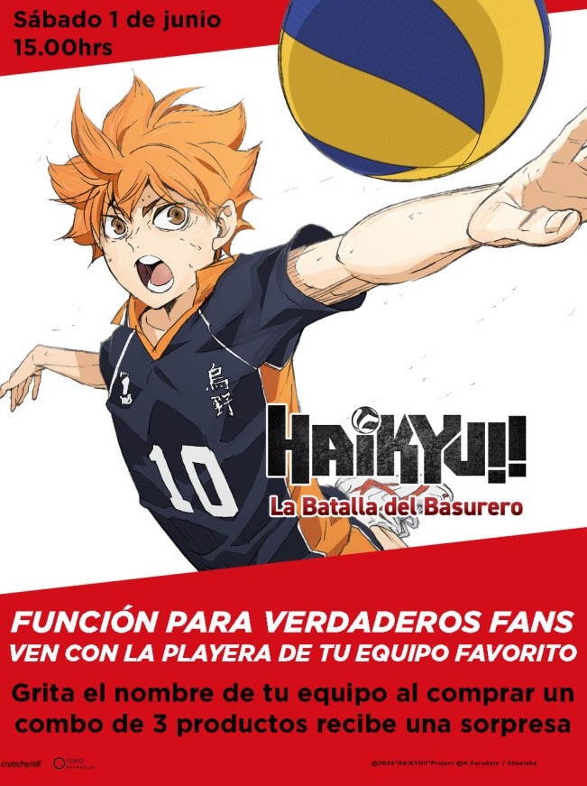 Haikyu!! La Batalla del Basurero: Función Exclusiva para Fans en CINEDOT