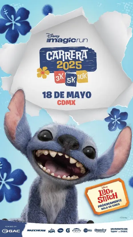 Disney Magic Run 2025: Corre con Stitch en Reforma - Arata