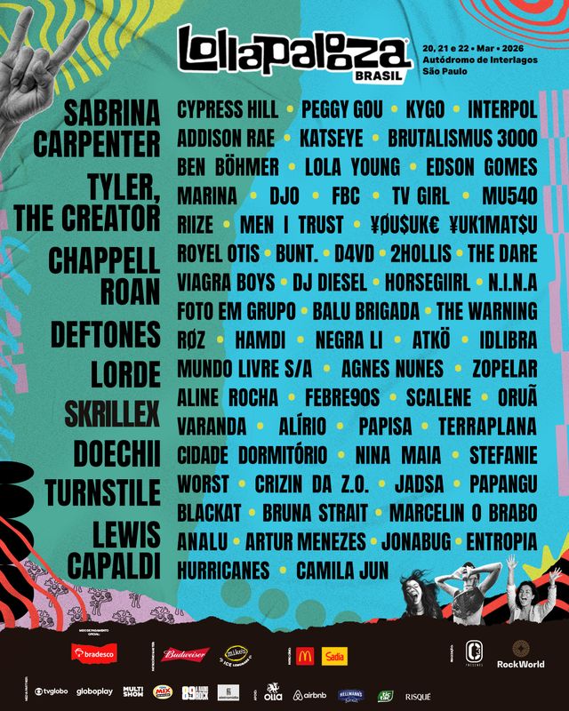 Cypress Hill estará en Lollapalooza Brasil 2026. - Arata
