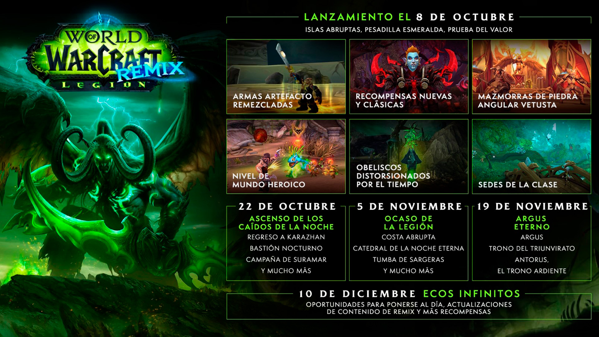 Legion Remix llega el 7 de octubre a WOW - Arata