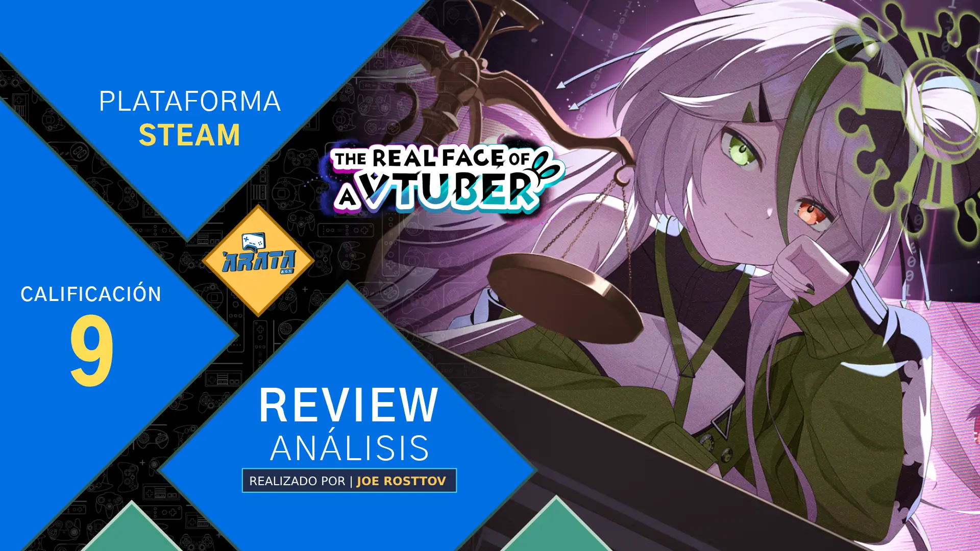 [Arata Review] The Real Face of a VTuber [PC – Steam] - Arata